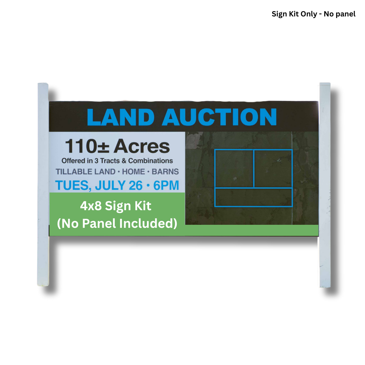 Tranzon Sign Kit – 4×8 Installation System - Blue River Digital